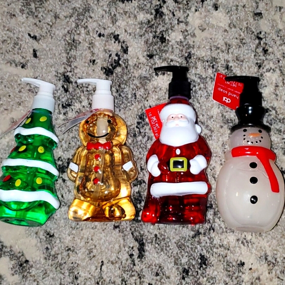 Bath | Set Of 4 Christmas Holiday Hand Soap | Poshmark